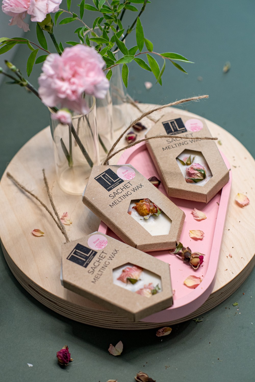 TL Candles Rose sachet for home, closet and drawer